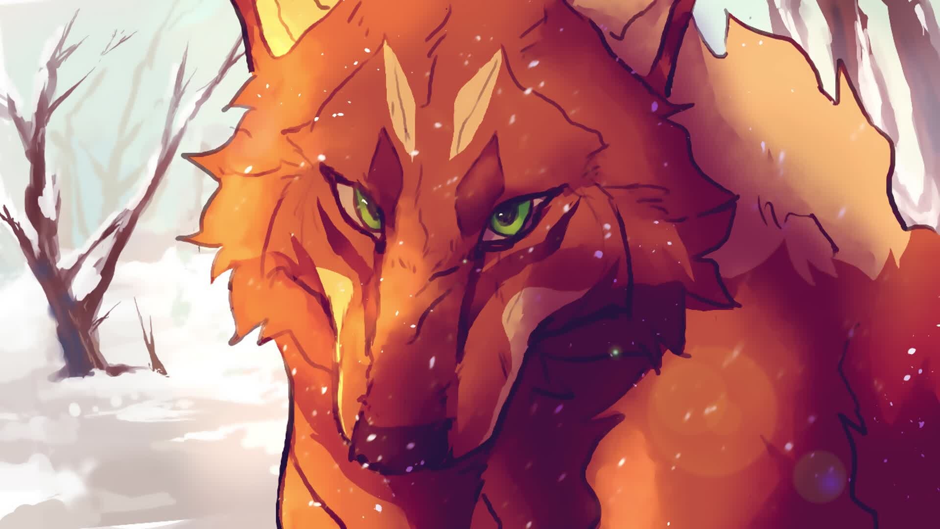 ArtStation - Animation: Winter Wolf