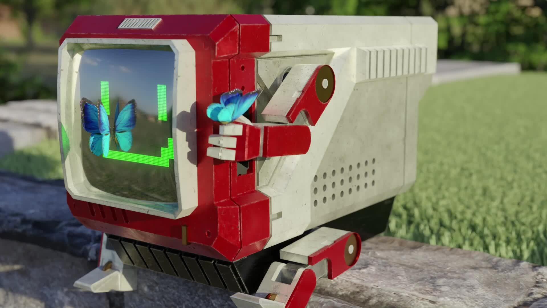 ArtStation - LCD robot