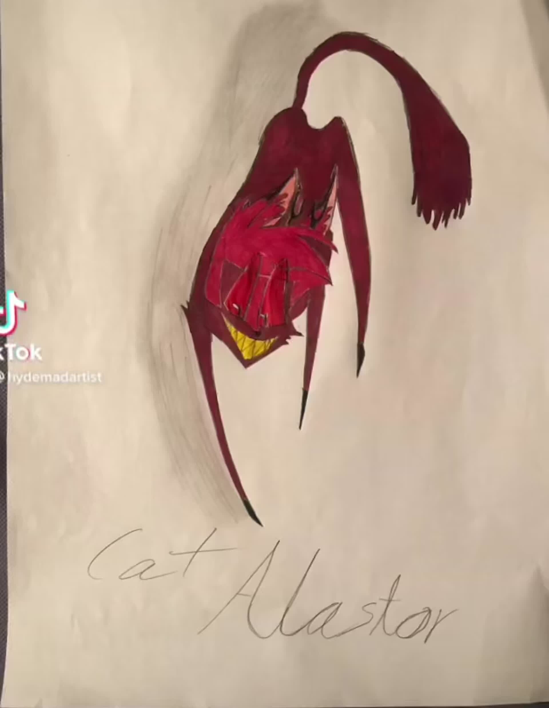 ArtStation - Cat Alastor and after