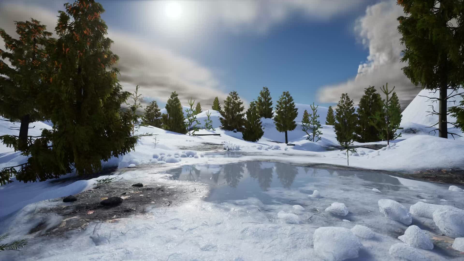 ArtStation - Winter Snow Ground