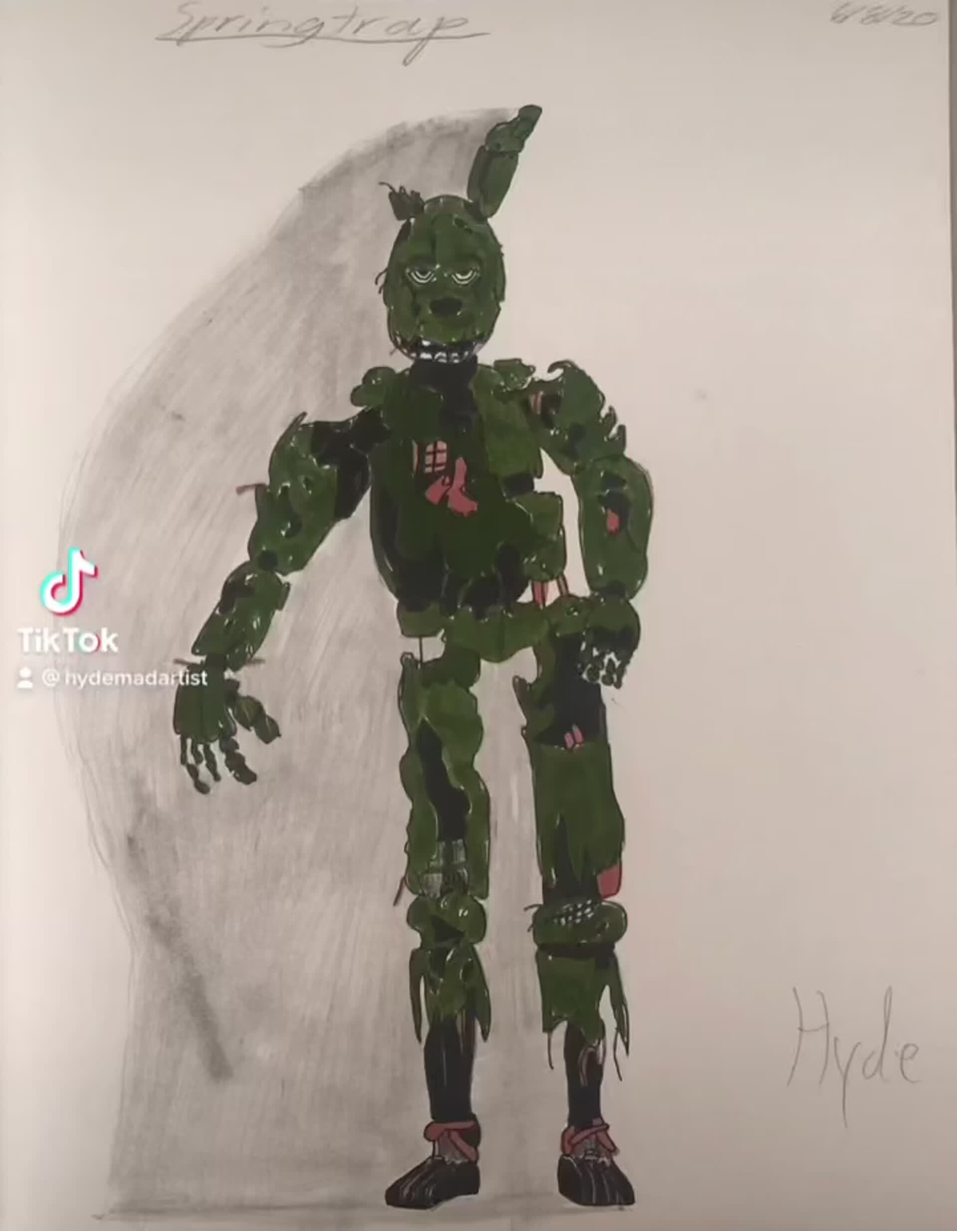 ArtStation - Spring trap and after