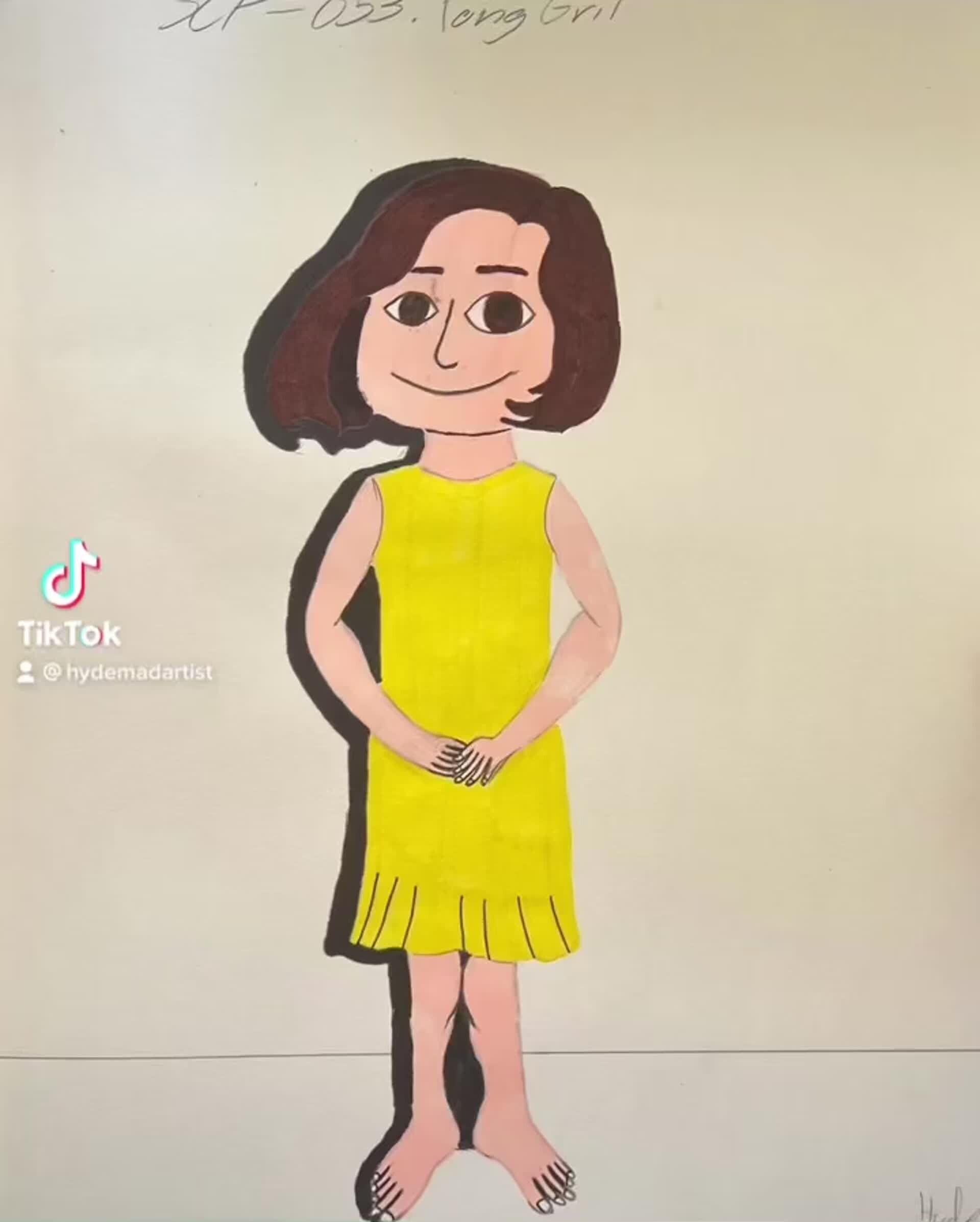 ArtStation - SCP-053 Young Girl and after