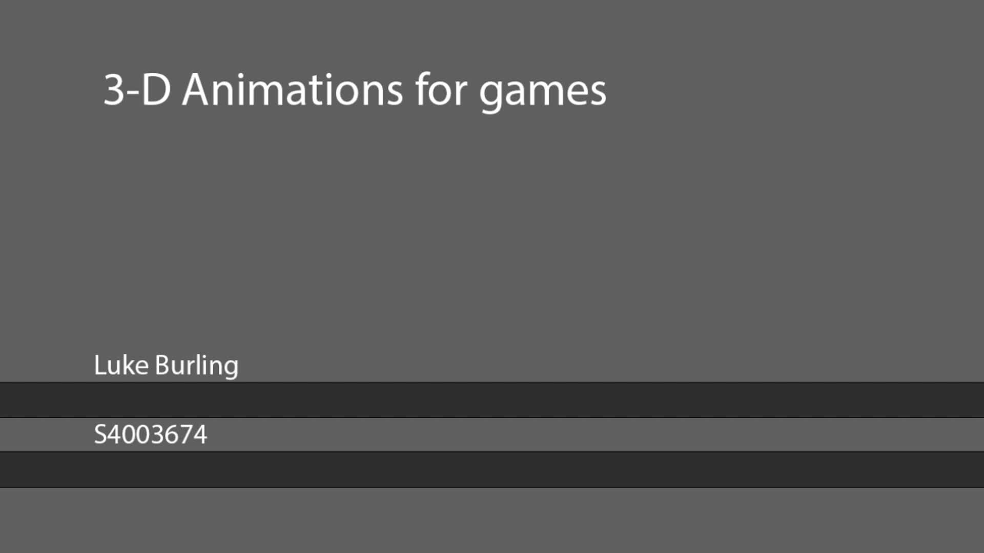 ArtStation - First ever 3d animations