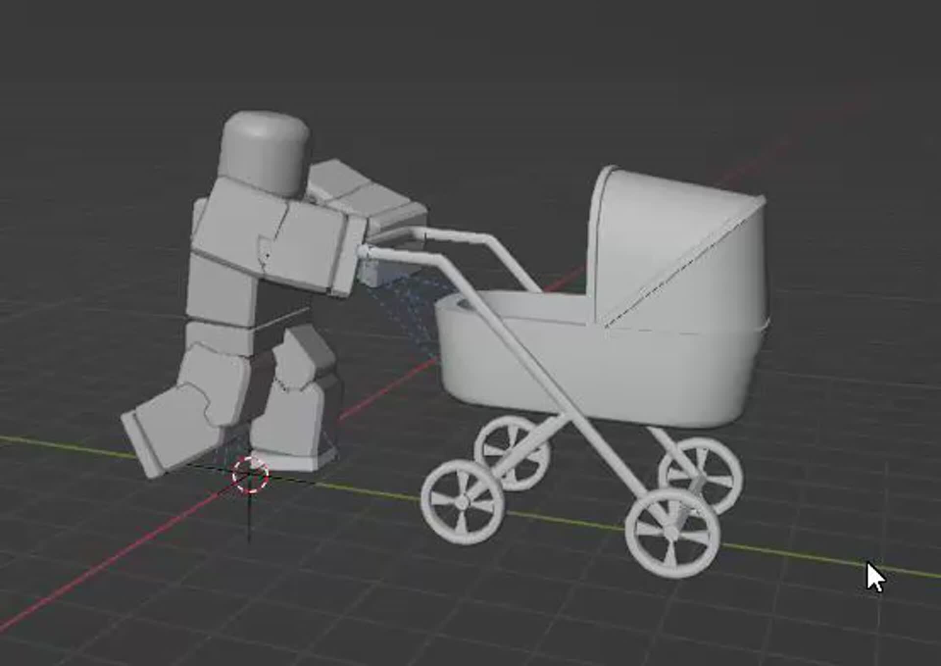 ArtStation - Walking with pram