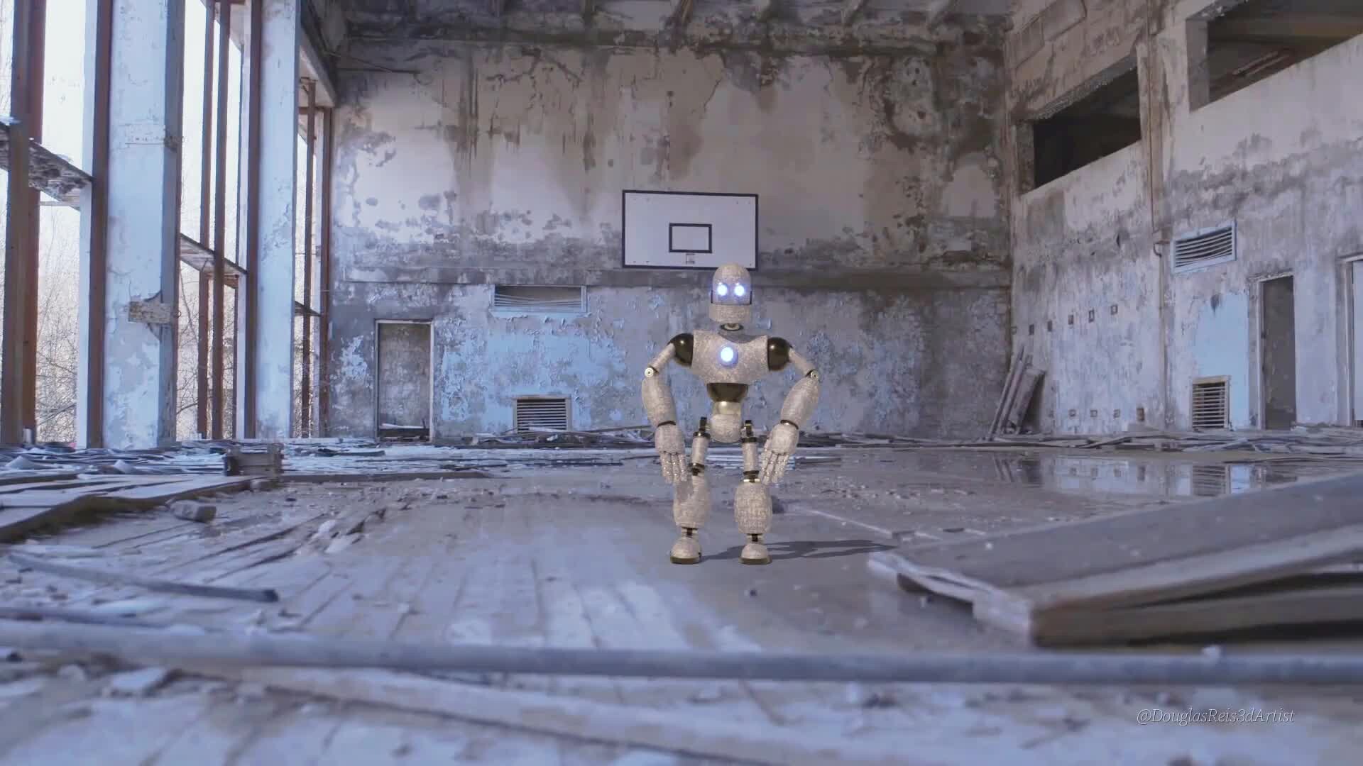 ArtStation - Short robot dance animation VFX