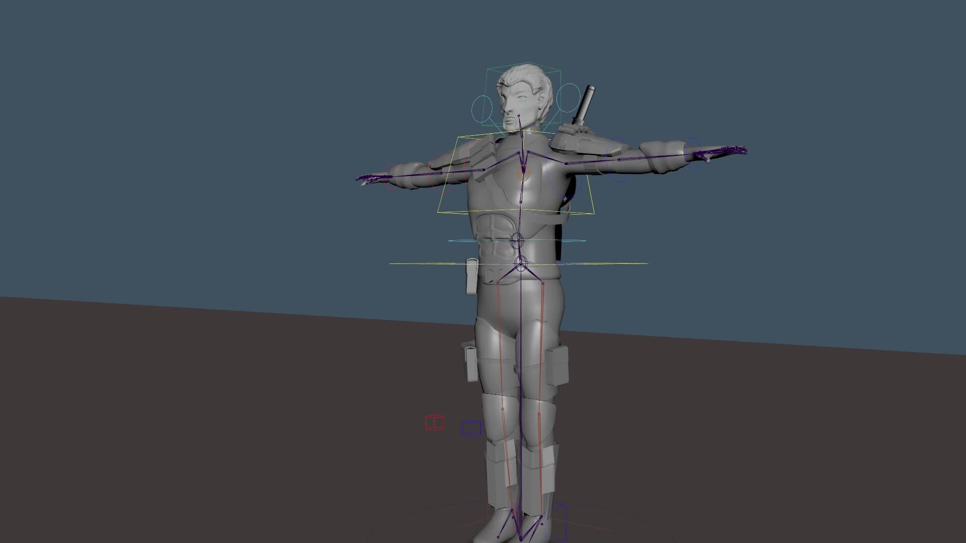 ArtStation - Death Stroke Character Rigging