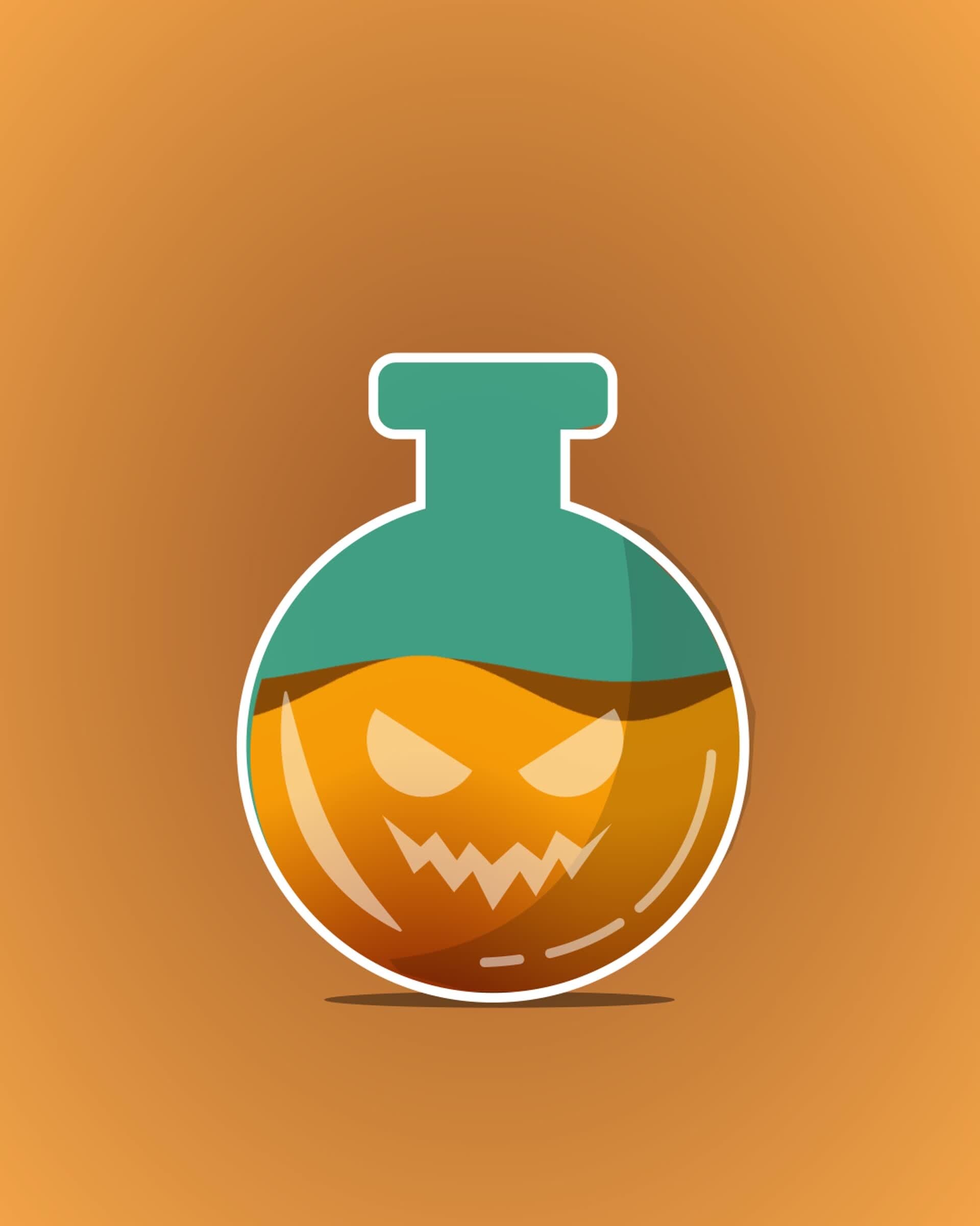 ArtStation - Halloween - Pumpkin potion