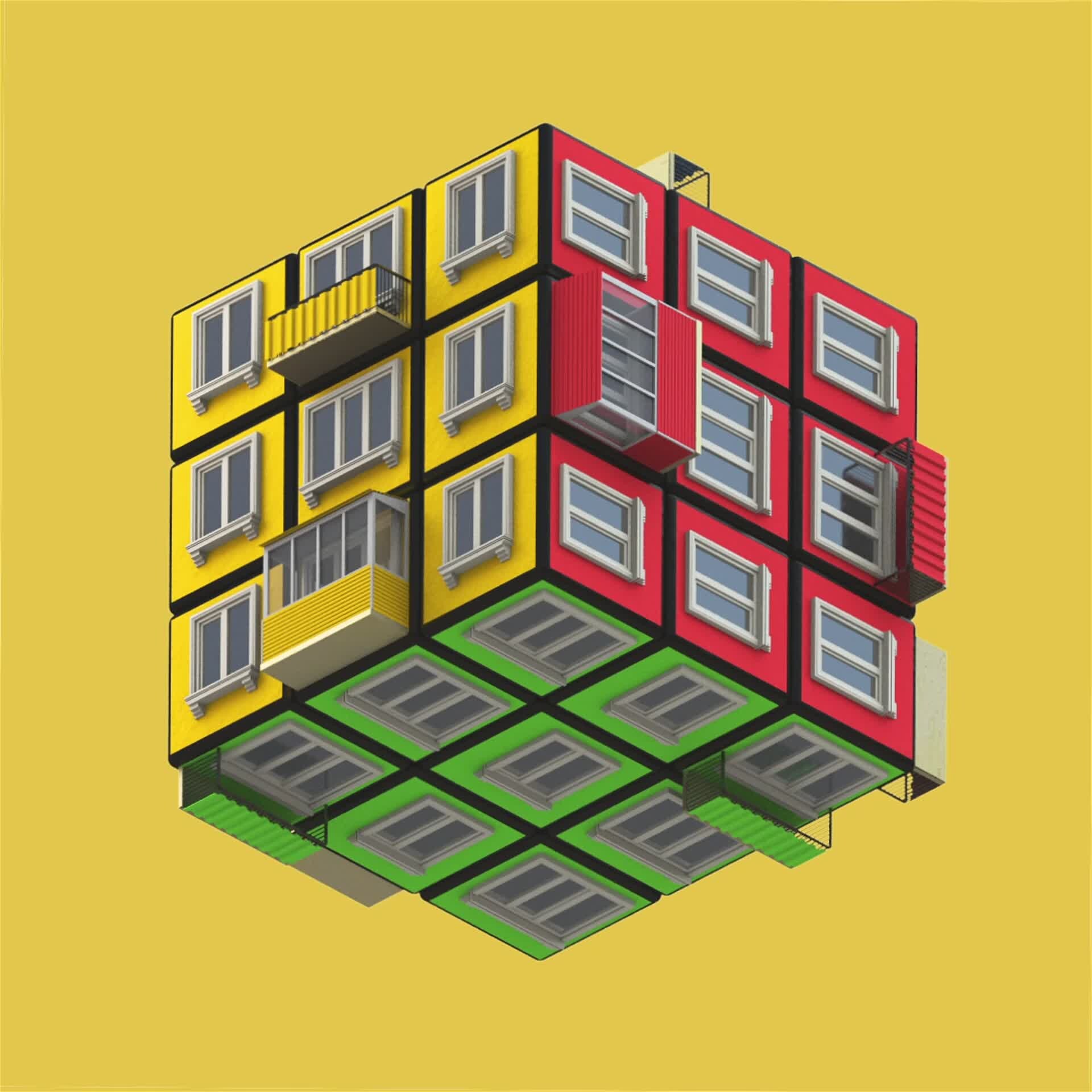 ArtStation - Rubic's house (sound on)