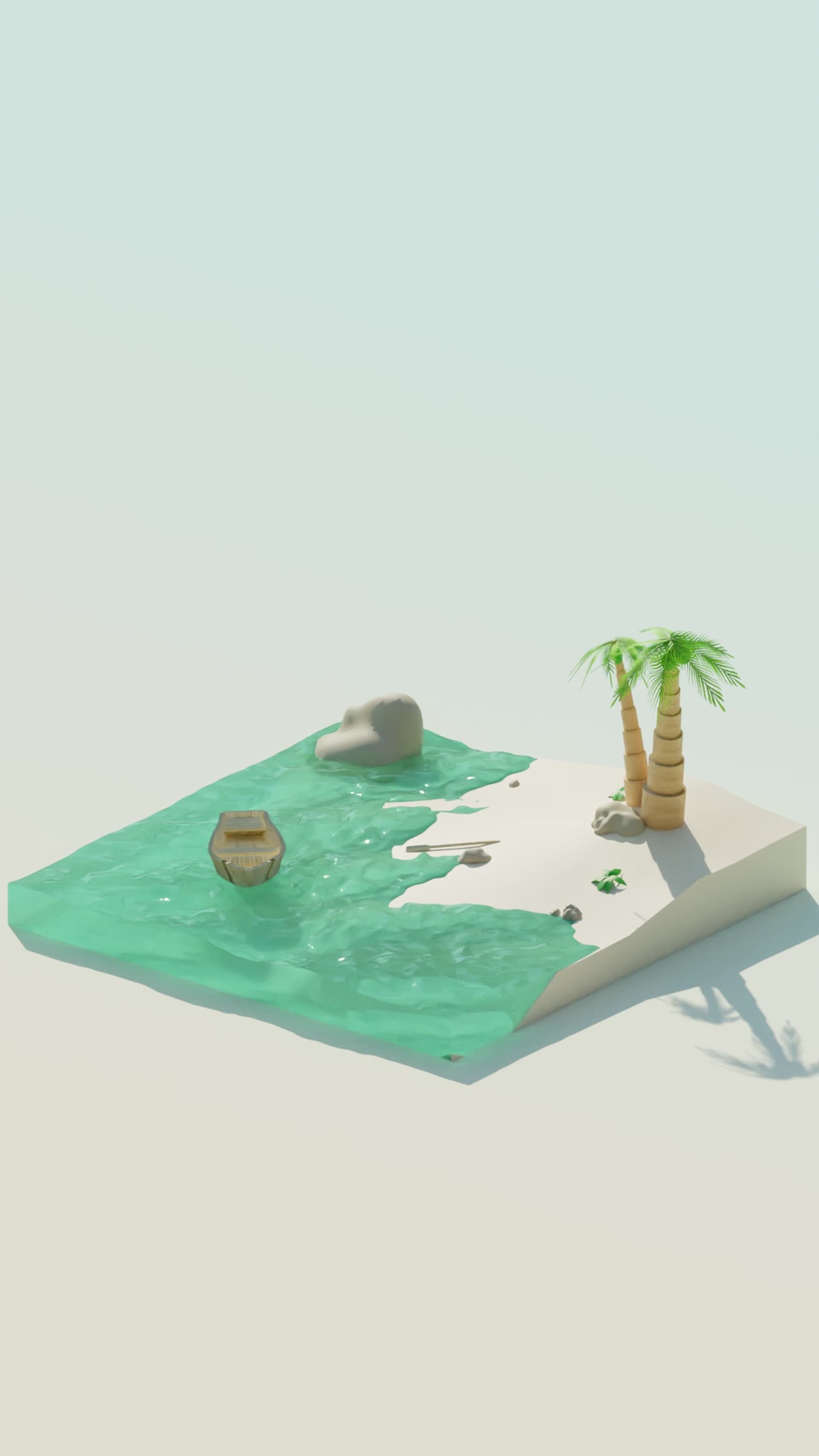 ArtStation - 3D Beach Animation