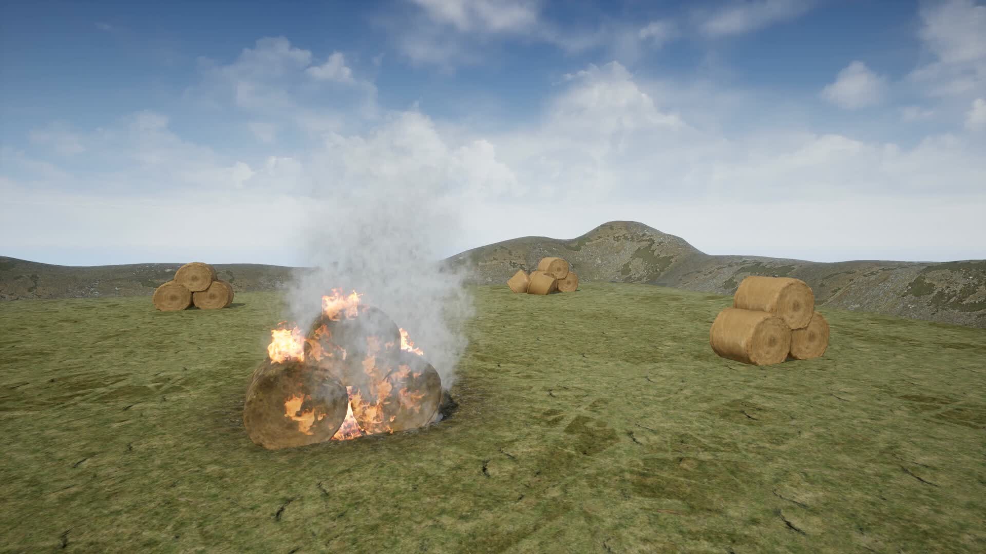 ArtStation - Burning haystack