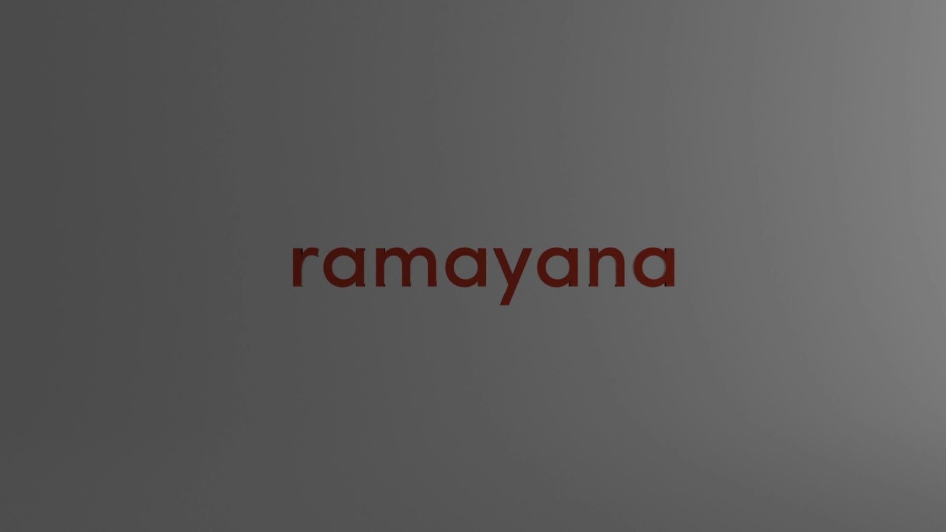 ArtStation - Ramayana Logo