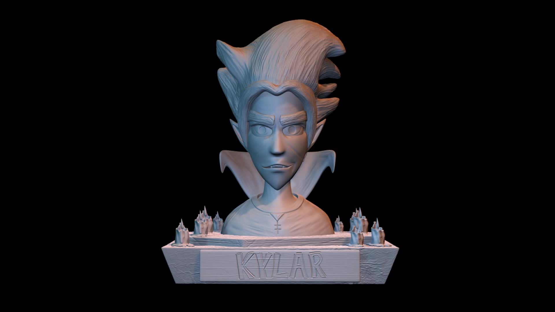 ArtStation - Stylized Head Turnaround "Vampire"