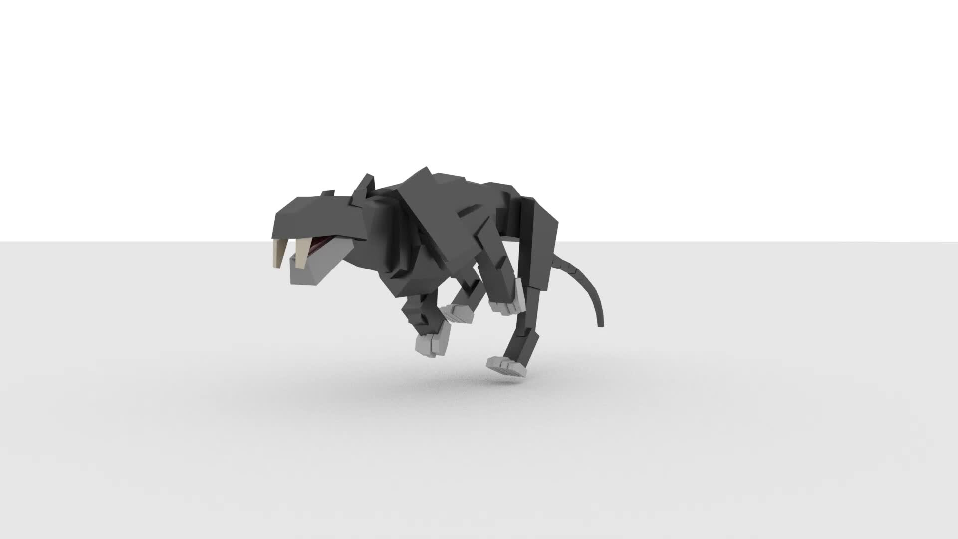 ArtStation - Saber-tooth Tiger Running Animation