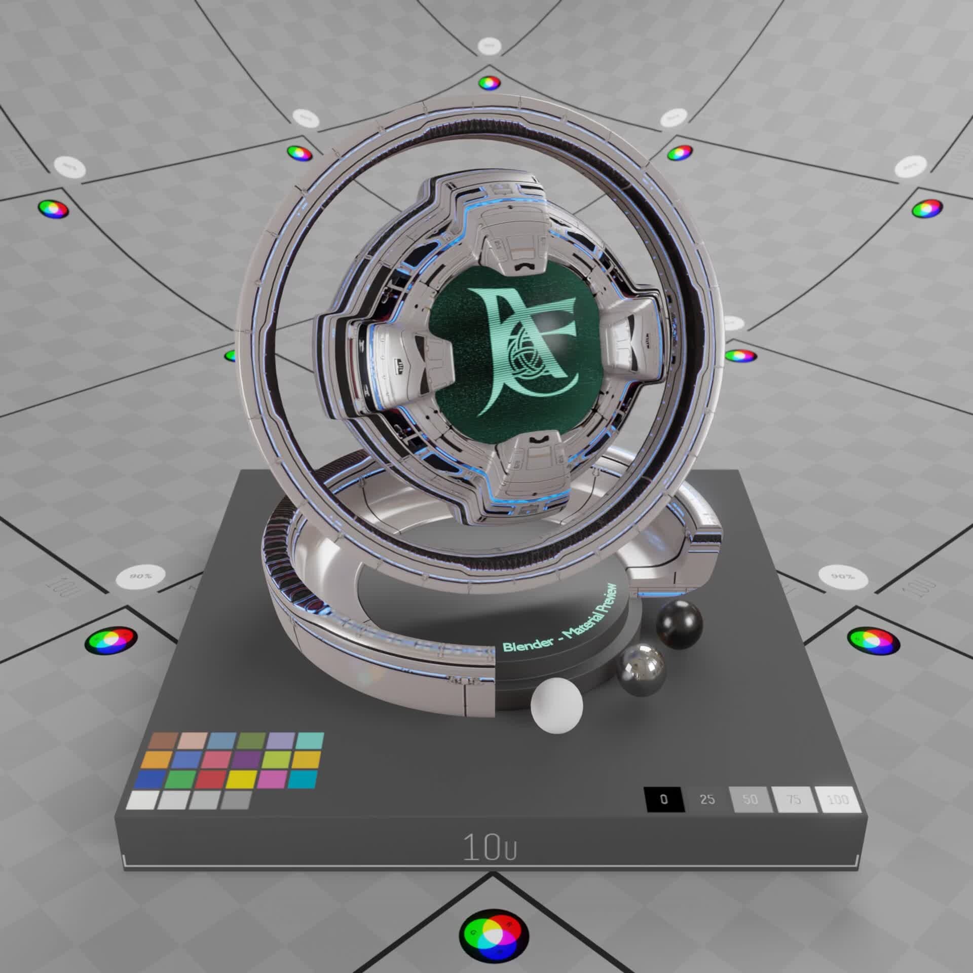 ArtStation - Blender Sci-fi Panels Shader