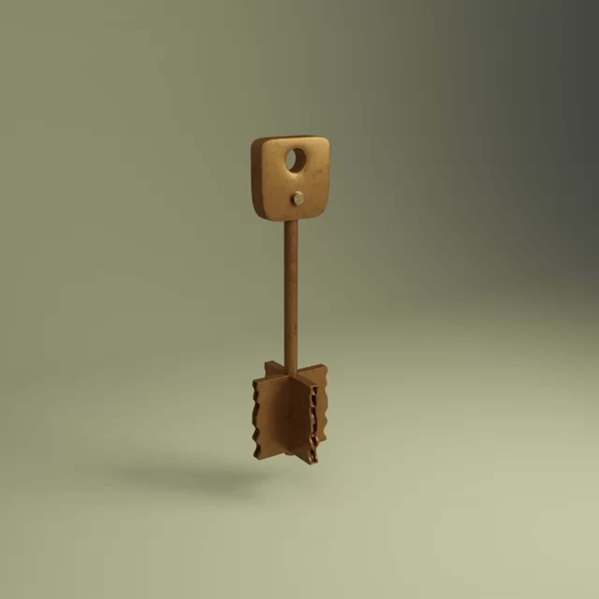 ArtStation - 3D key in Blender