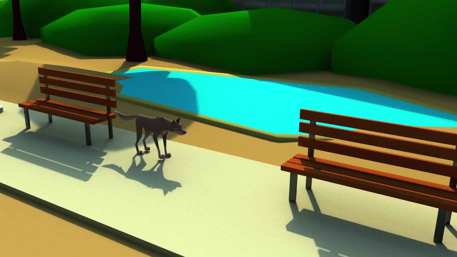 ArtStation - Wolf Animation Part 1