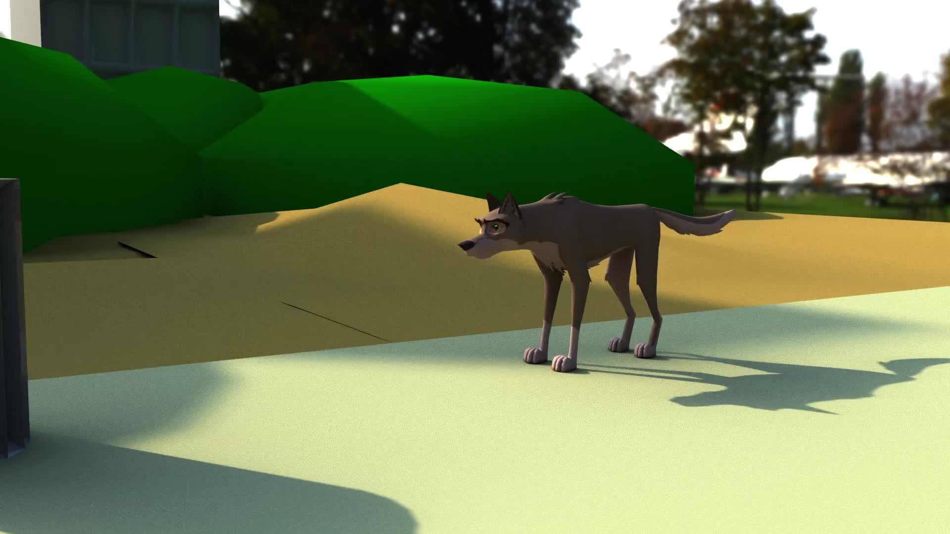 ArtStation - Wolf Animation Part 2