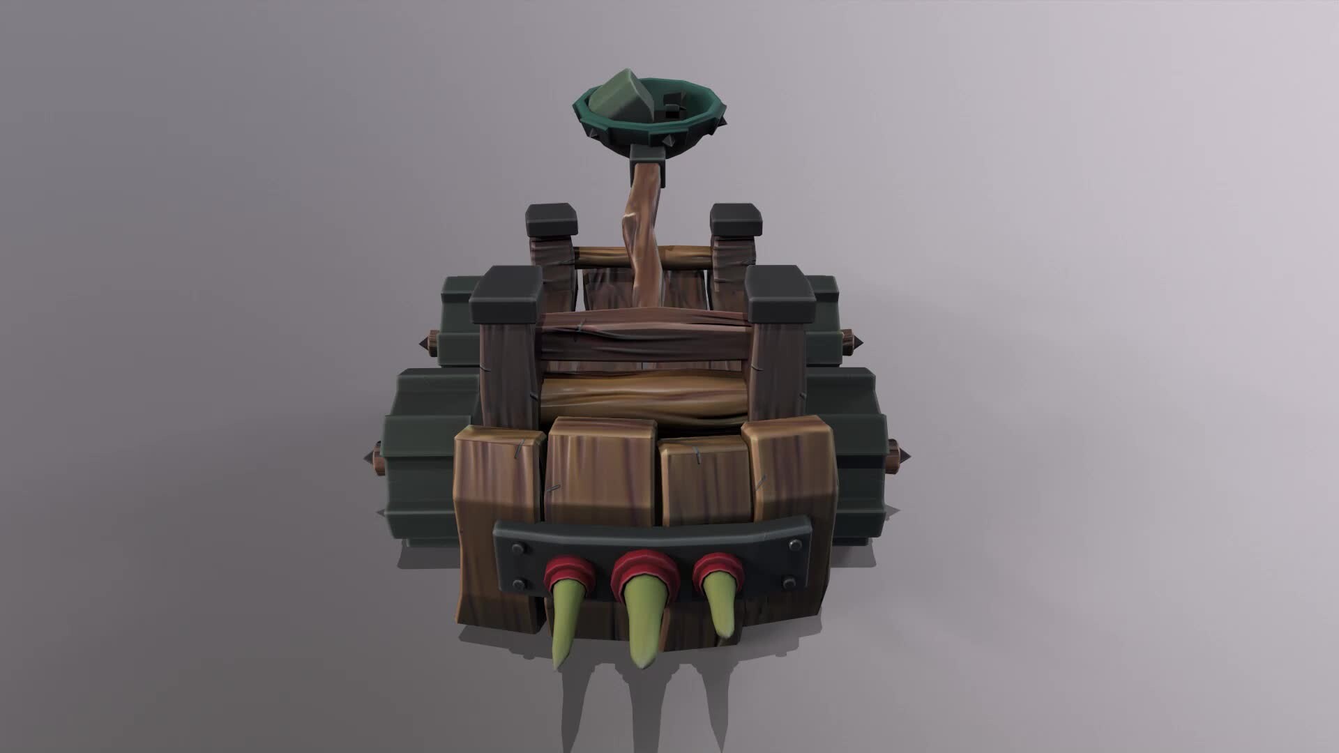 ArtStation - stylized Catapult Model