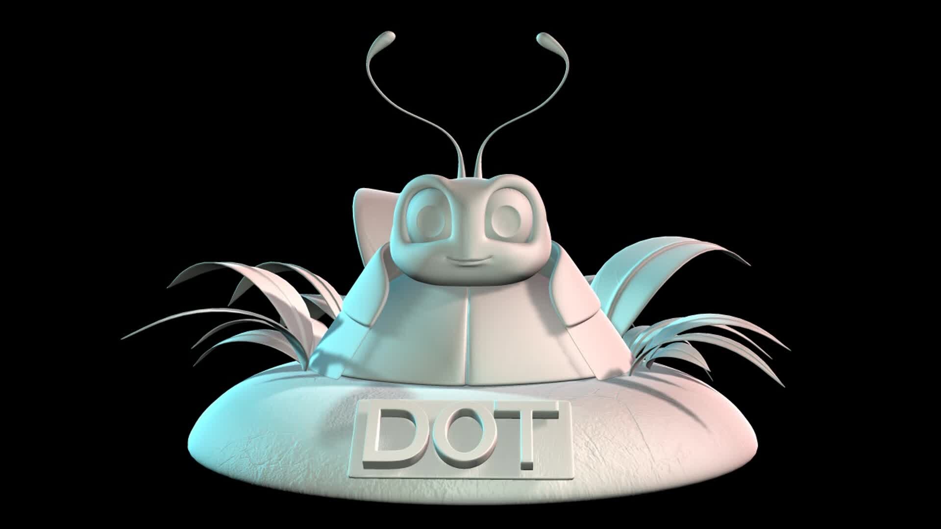 ArtStation - Dot the Ladybug Bust