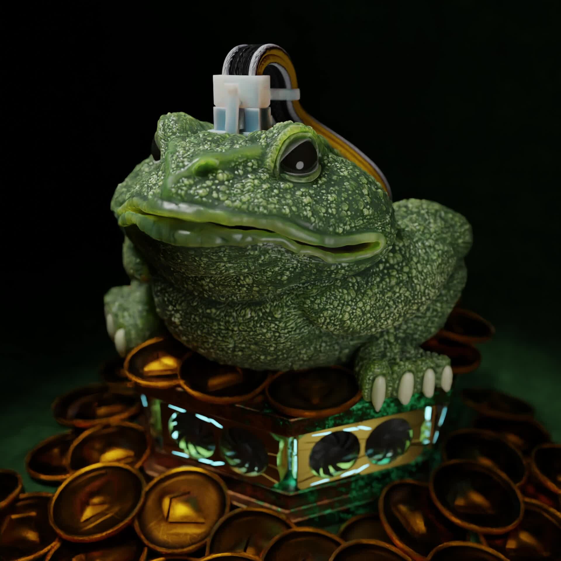 ArtStation - Cryptofrog. NFT project