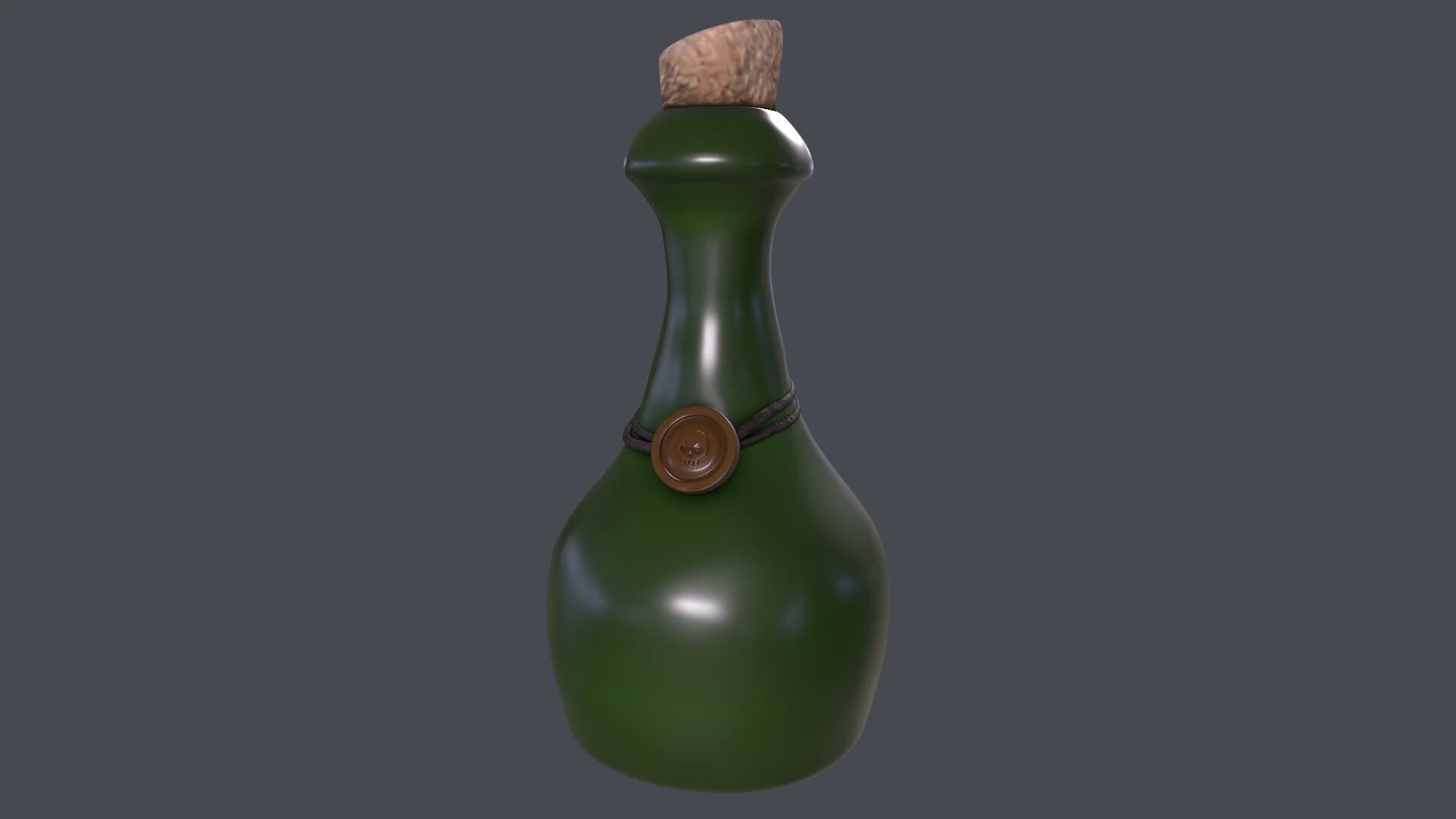 ArtStation - LowPoly Posion Bottle