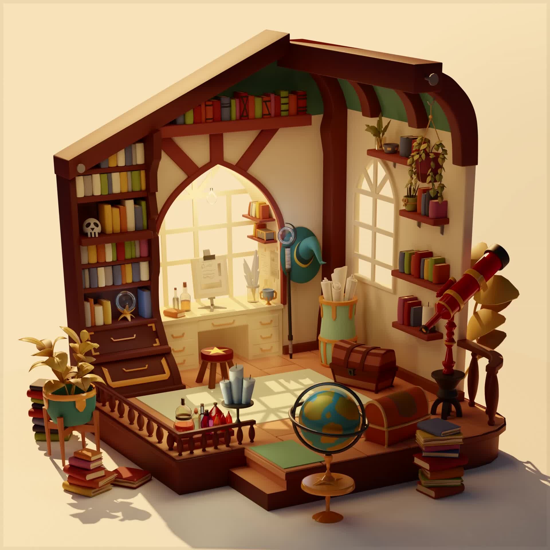 ArtStation - Witch room