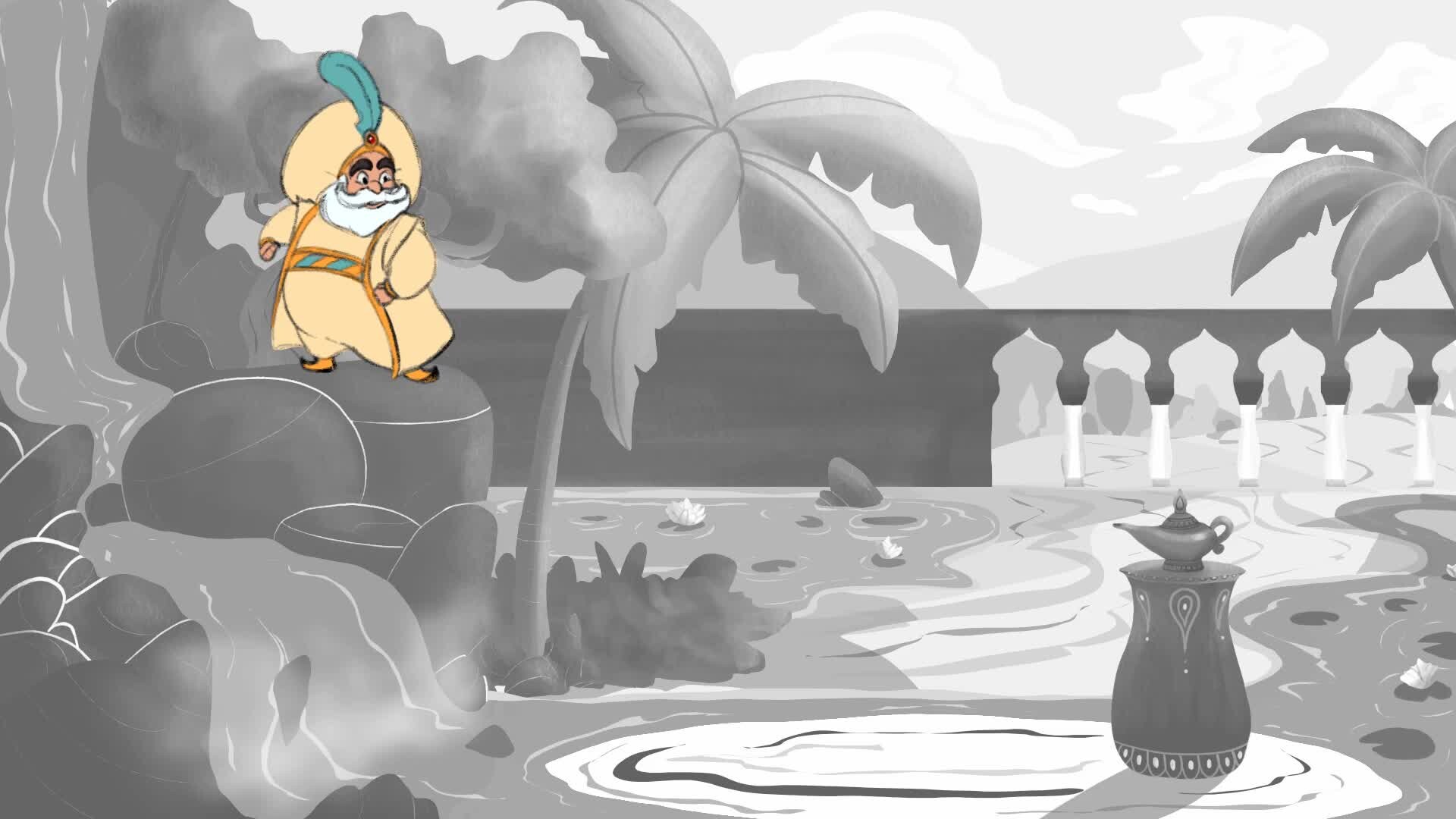 ArtStation - Animation saut / Sultan "Aladdin"