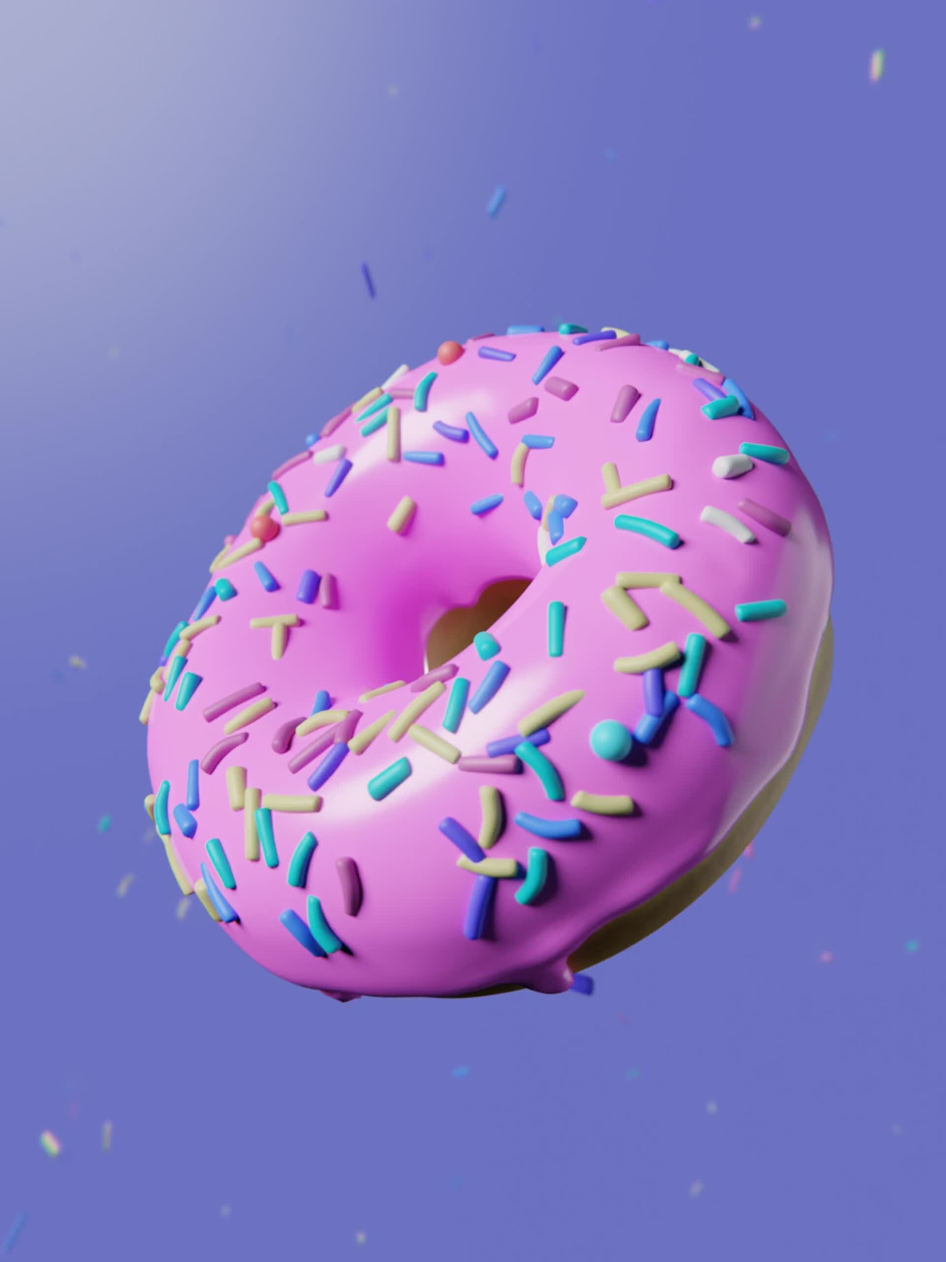 ArtStation - Blender Donut RGB animation