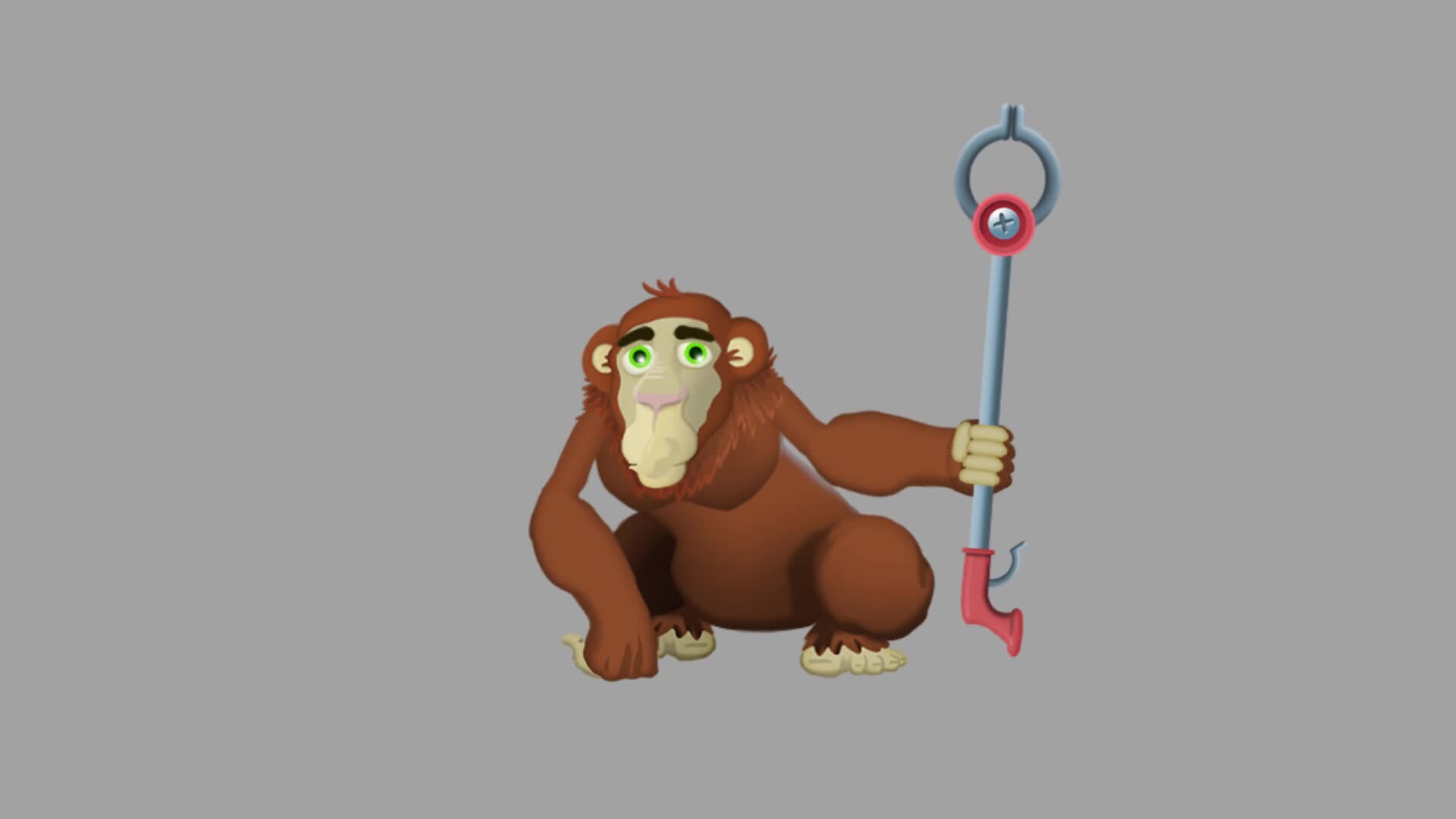 ArtStation - 2D Monkey animation