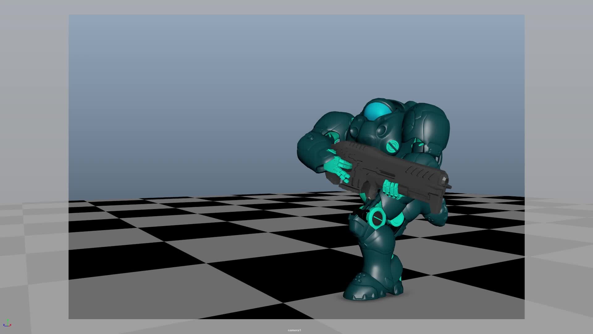 ArtStation - gaming robo character intro