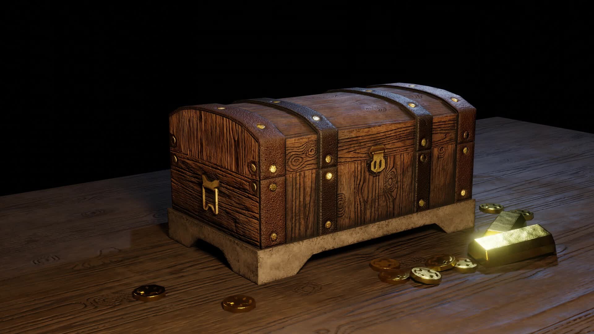 ArtStation - Animated Treasure Chest