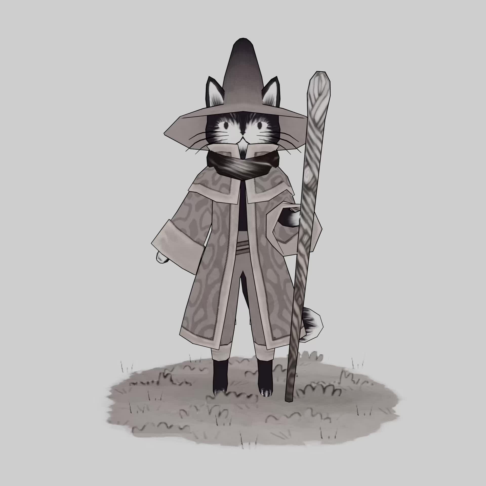 ArtStation - Mage cat
