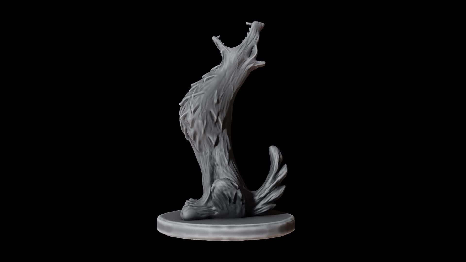 Jan - Wolf Sculpt