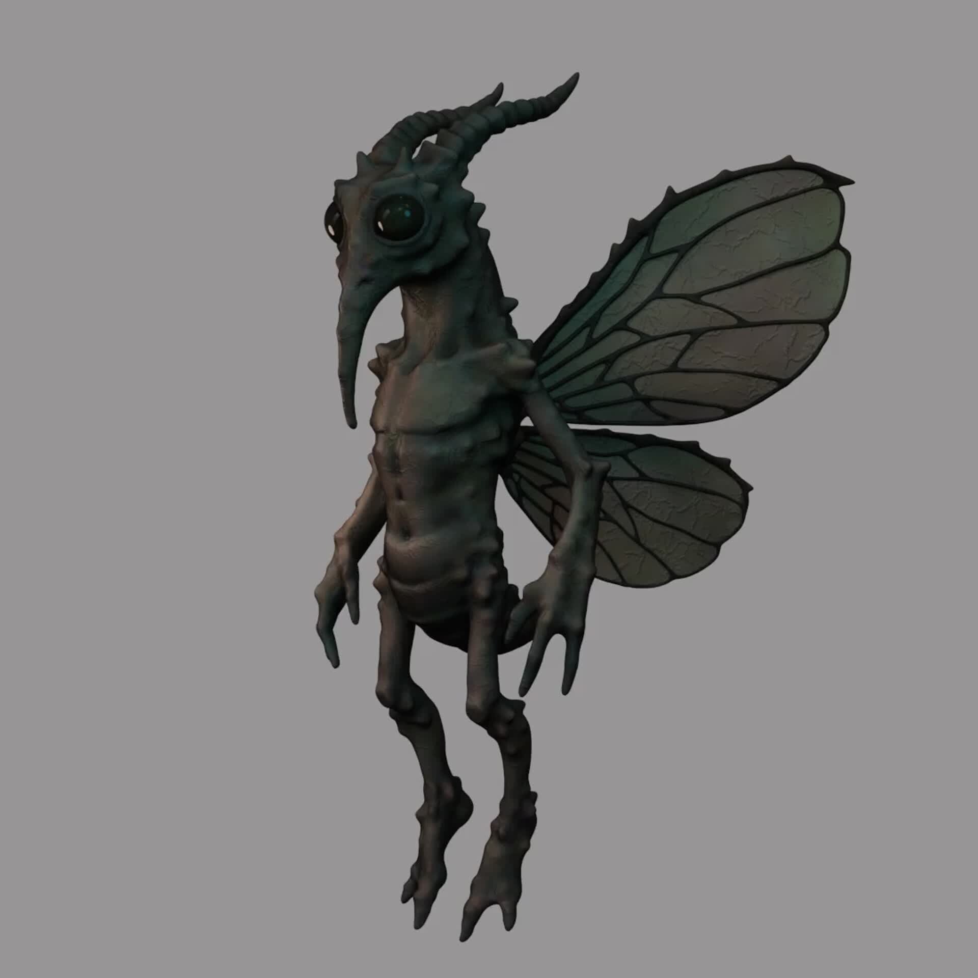 ArtStation - Winged Creature