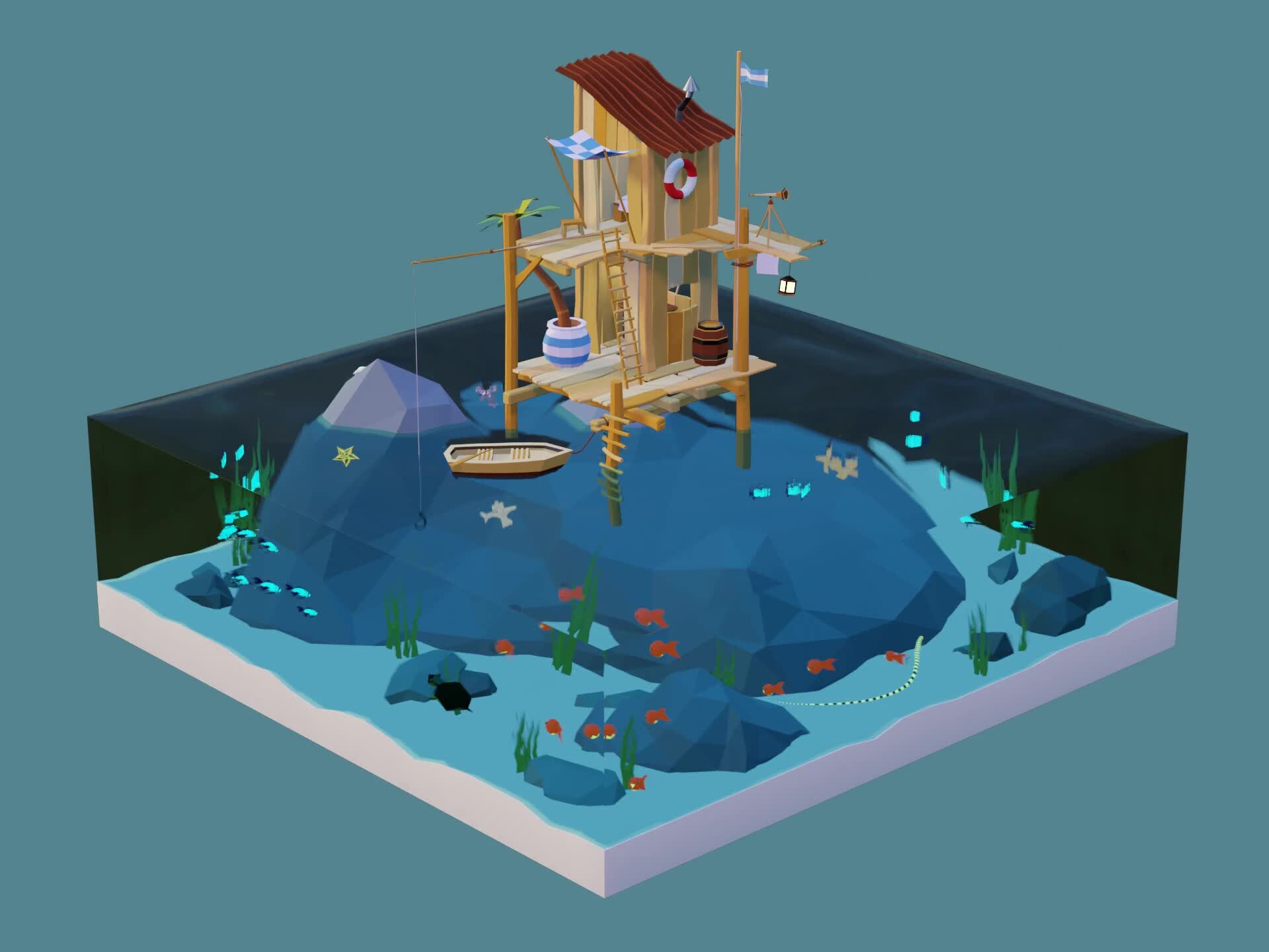 ArtStation - Sea Shack