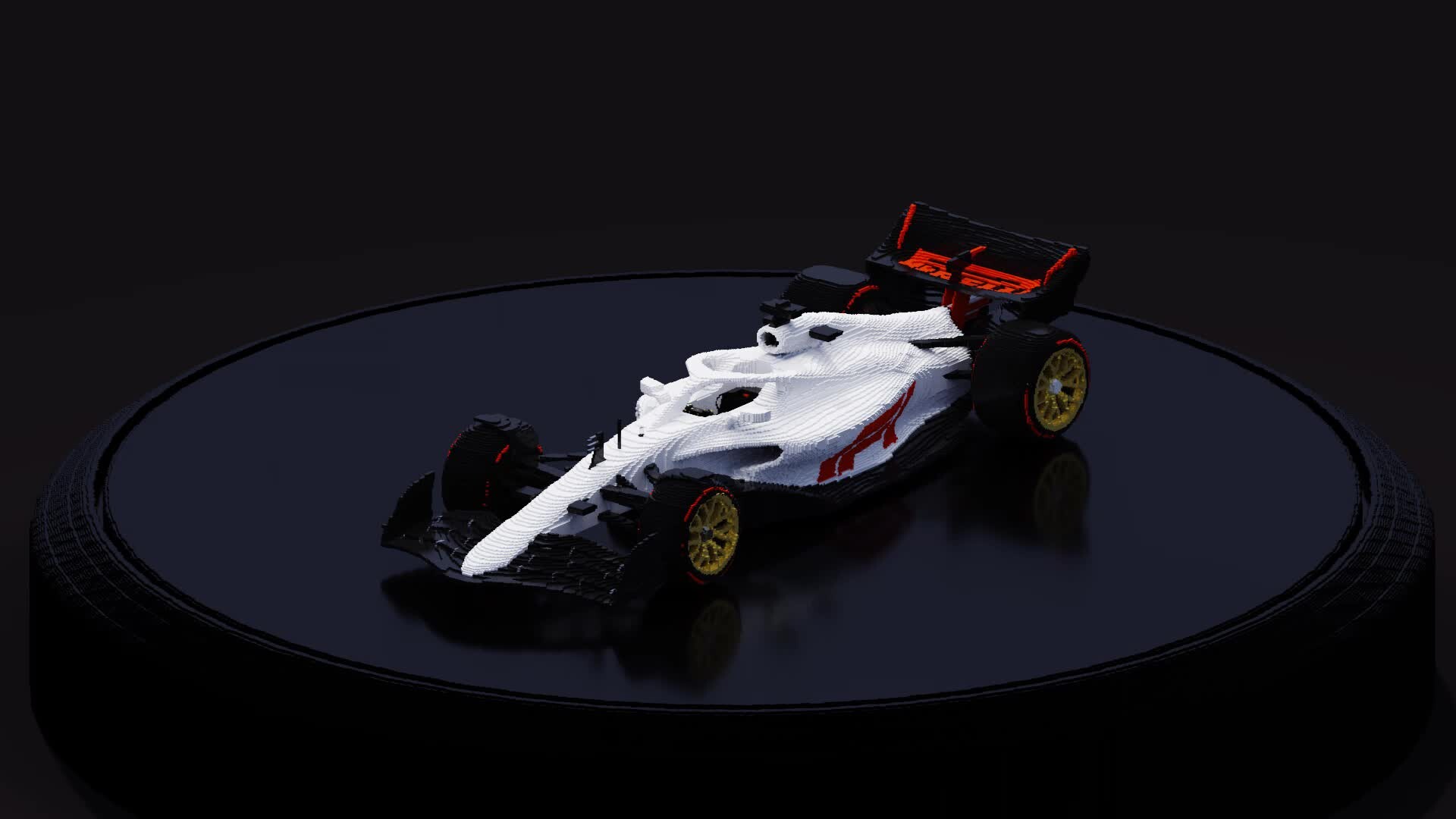 ArtStation - Race Car F1-whitebody
