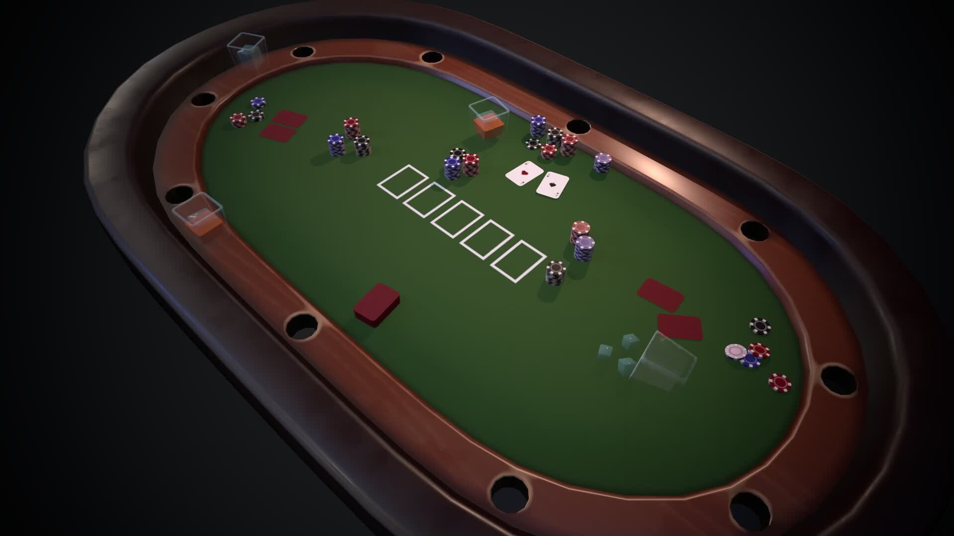 ArtStation - Stylized Poker Table