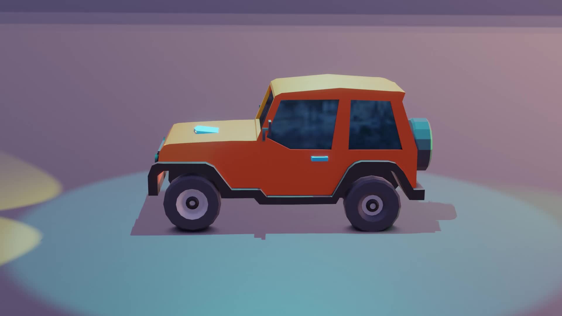 ArtStation - Cartoonish Jeep Wrangler