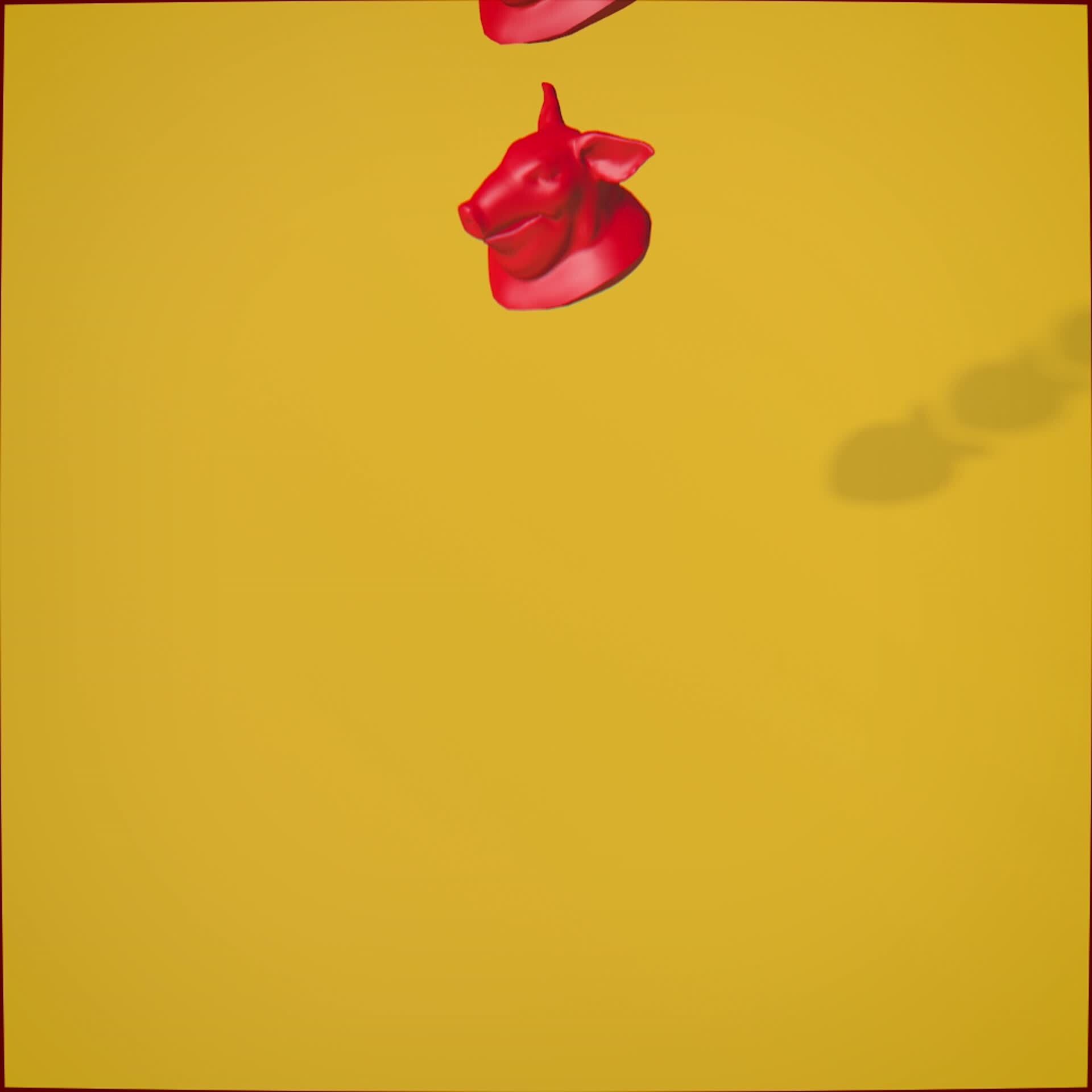 ArtStation - Test RBD (Pig head) in houdini