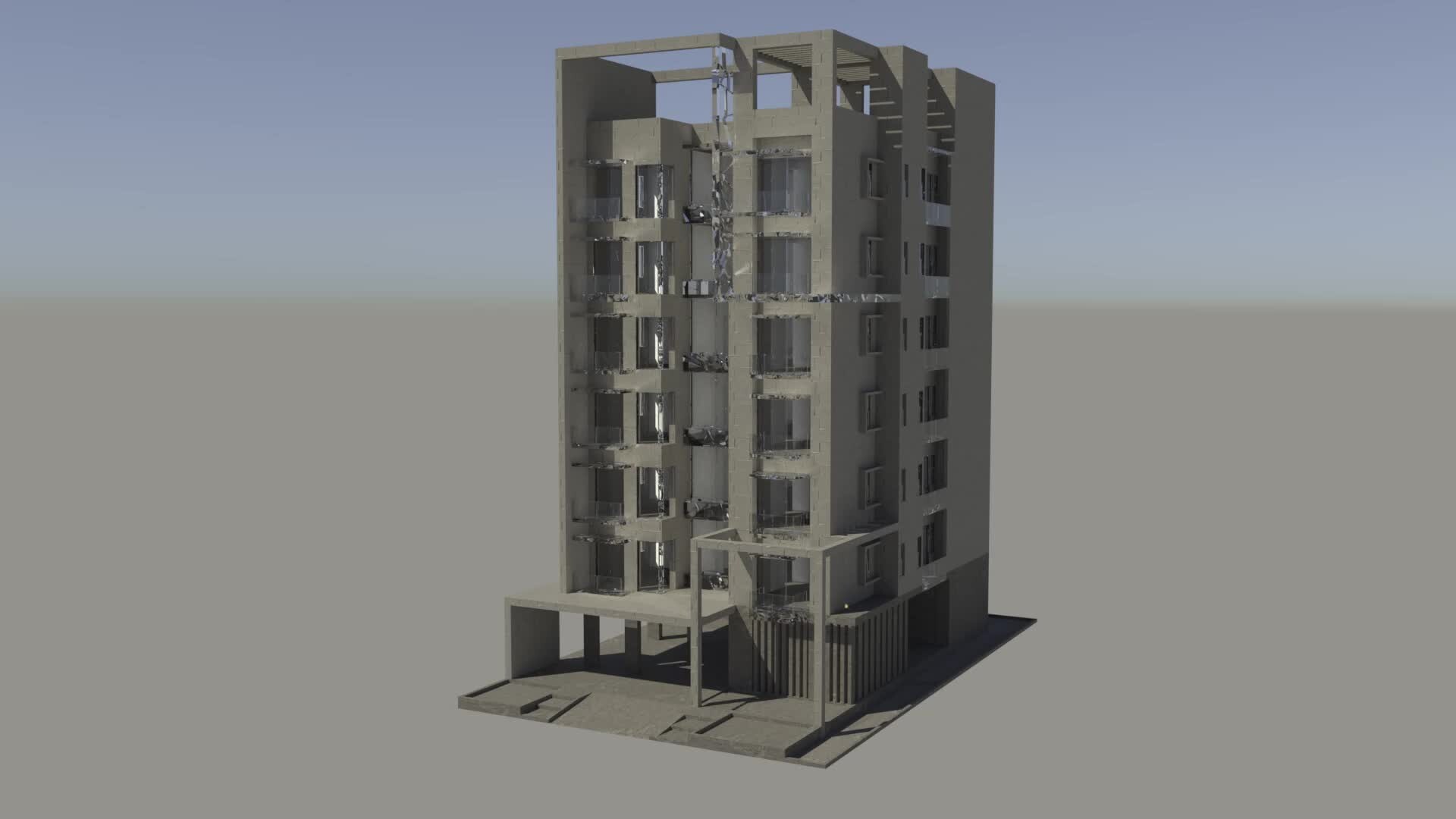 ArtStation - RBD Building Explosion