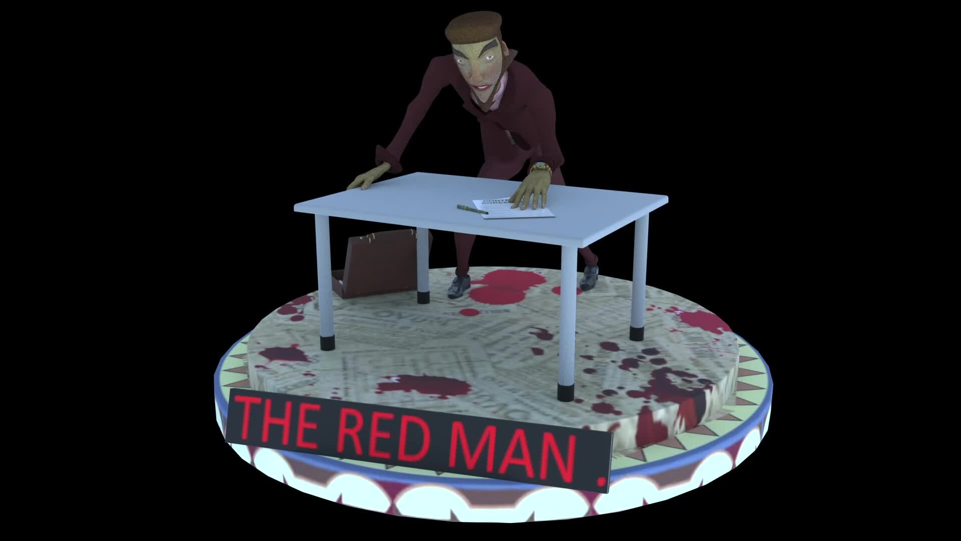 ArtStation - The Red Man Character Turnaround
