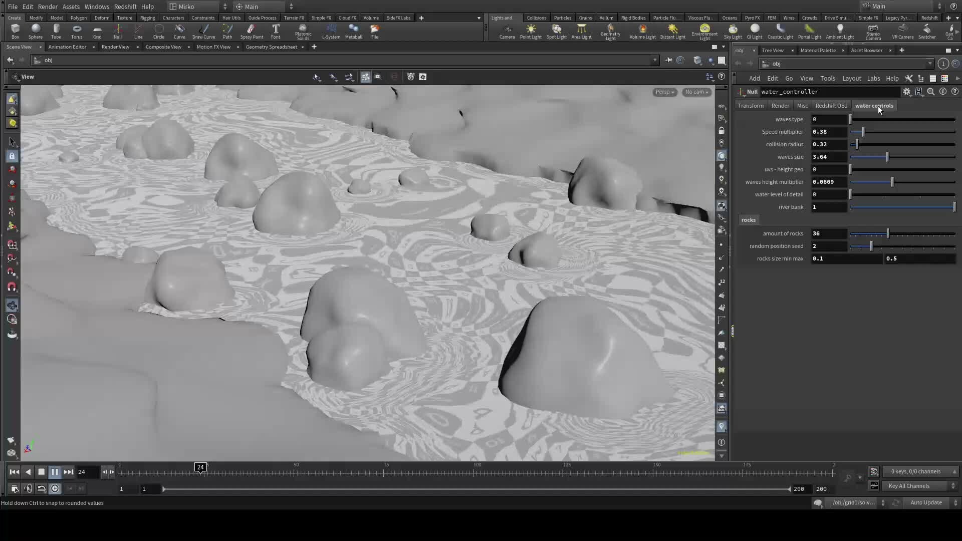 ArtStation - Procedural river