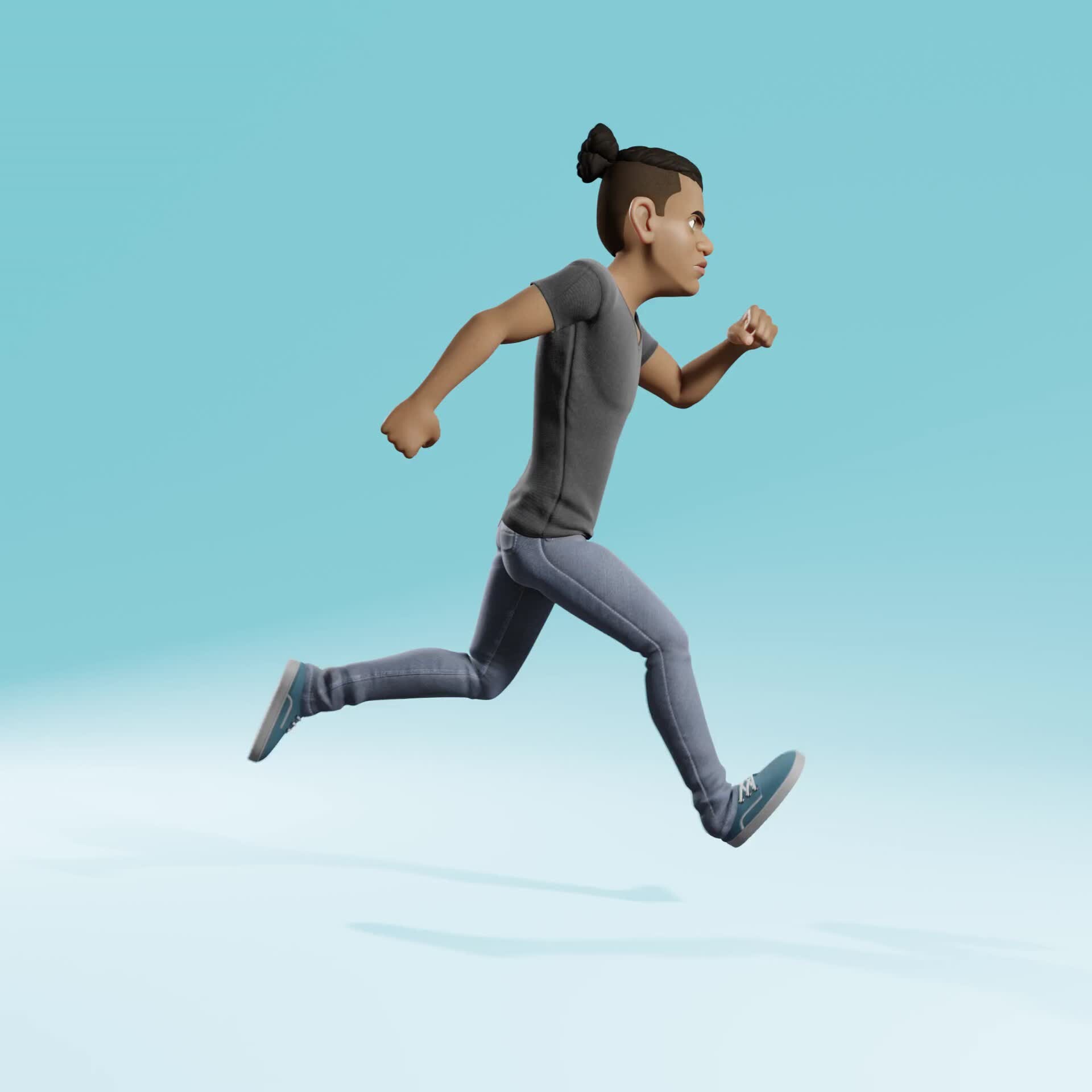 ArtStation - Male Running Cycle