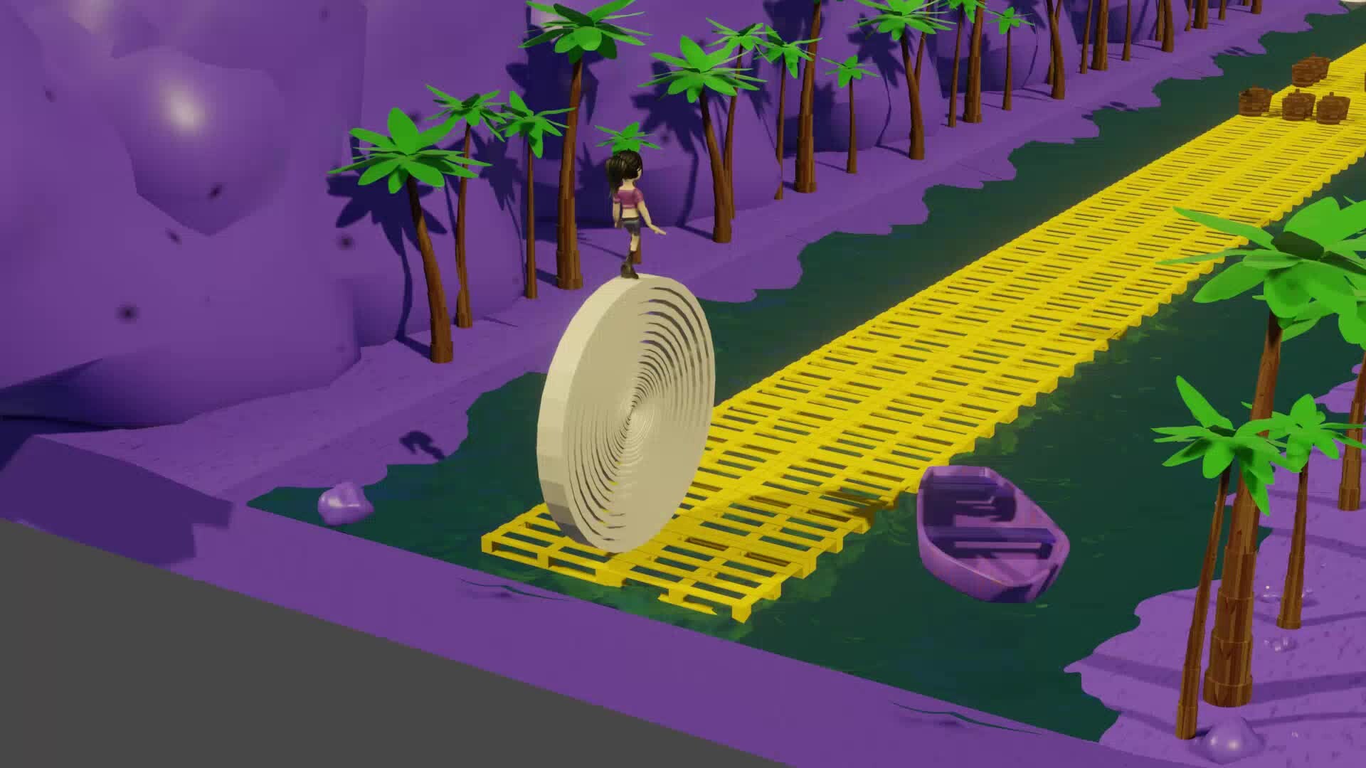 ArtStation - Low Poly Level Design