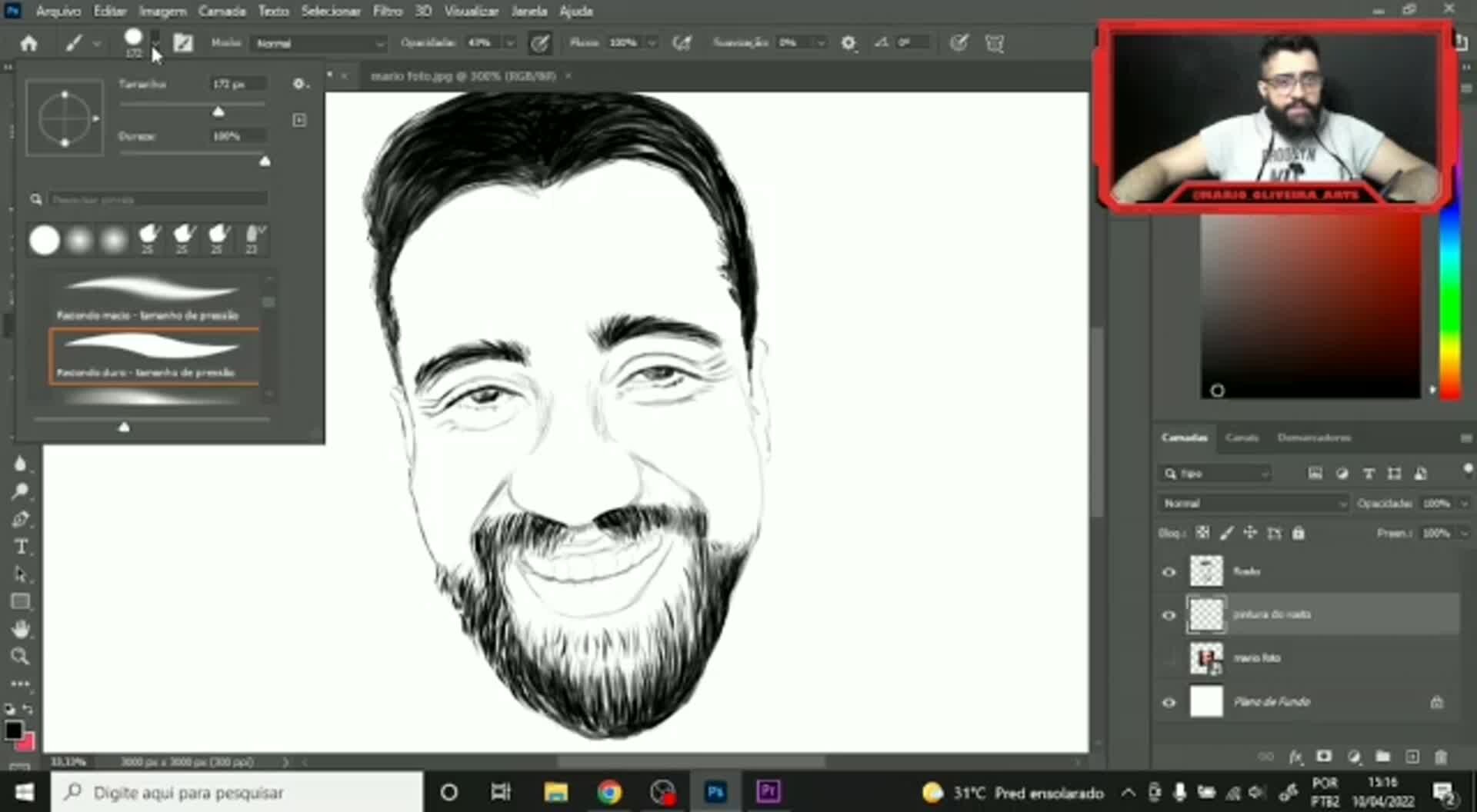 ArtStation - Drawing process in photoshop