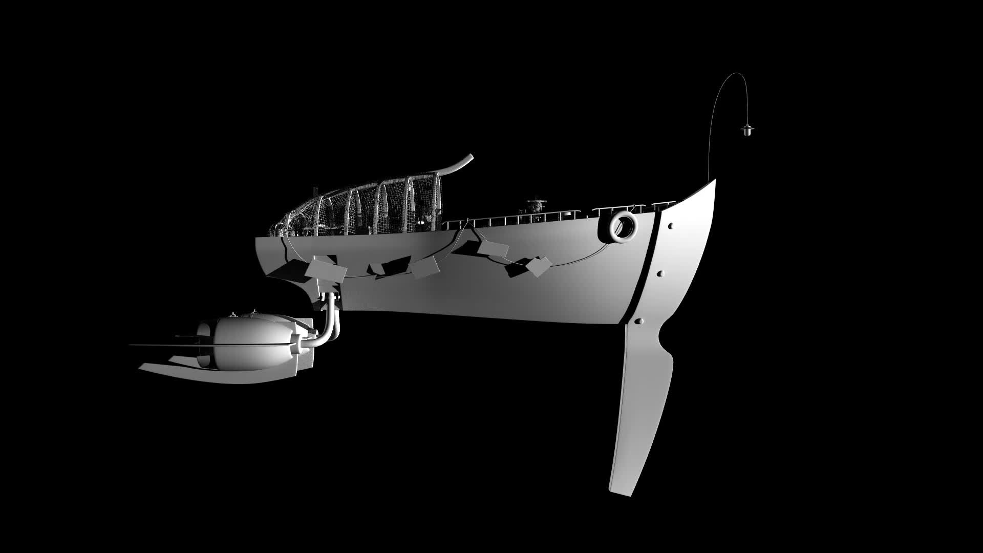 ArtStation - Deep-space fishing ship