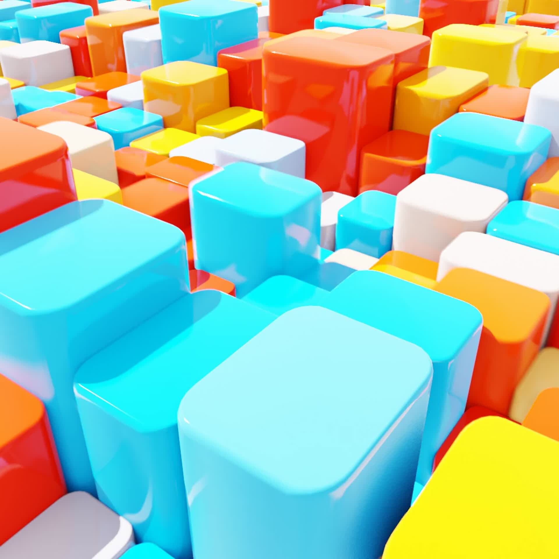 ArtStation - Abstract Colorful Cubes