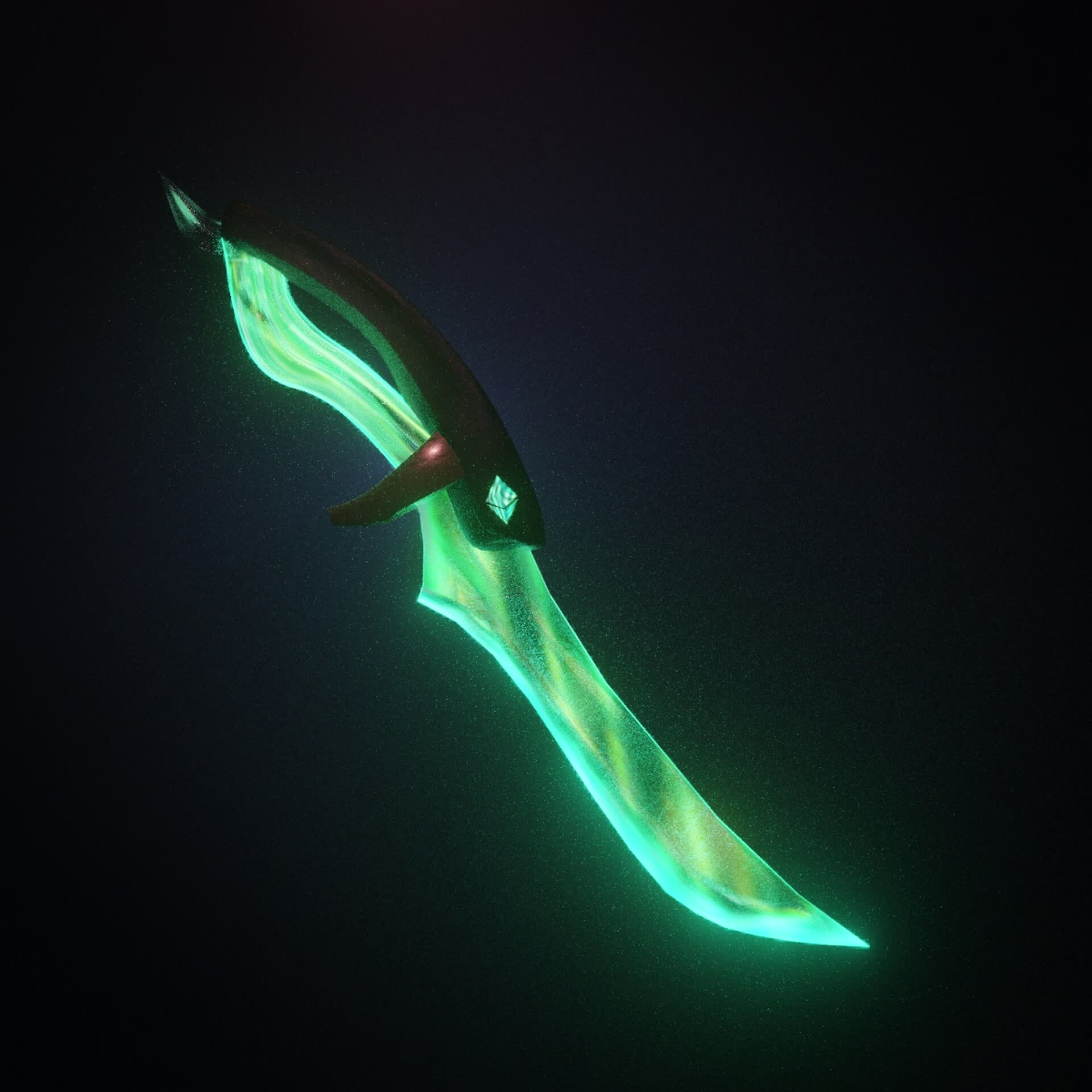 ArtStation - Etherblade, the blade of the Ethereum. Double sided.