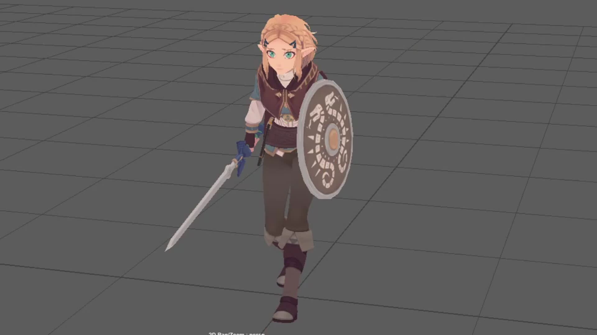 ArtStation - Cautious walk cycle animation study