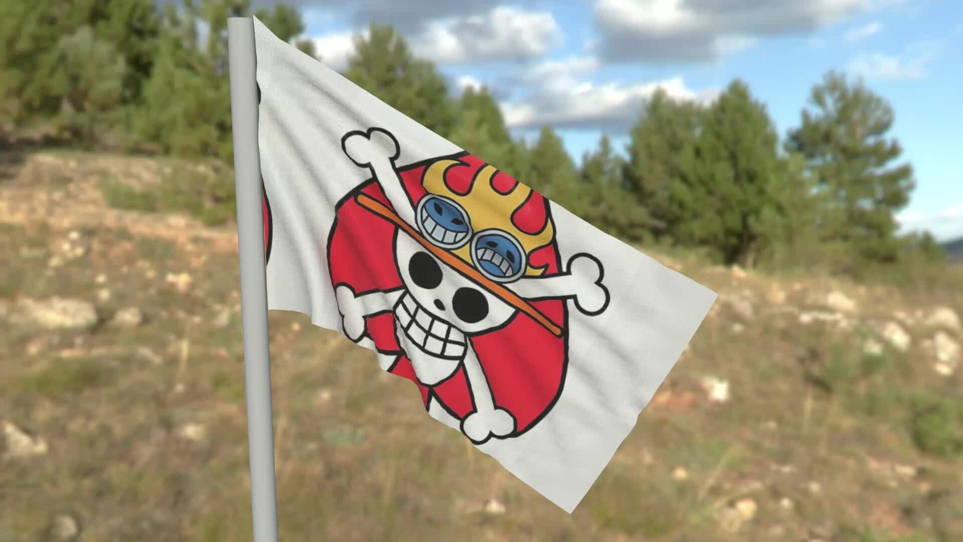 ArtStation - Animación bandera